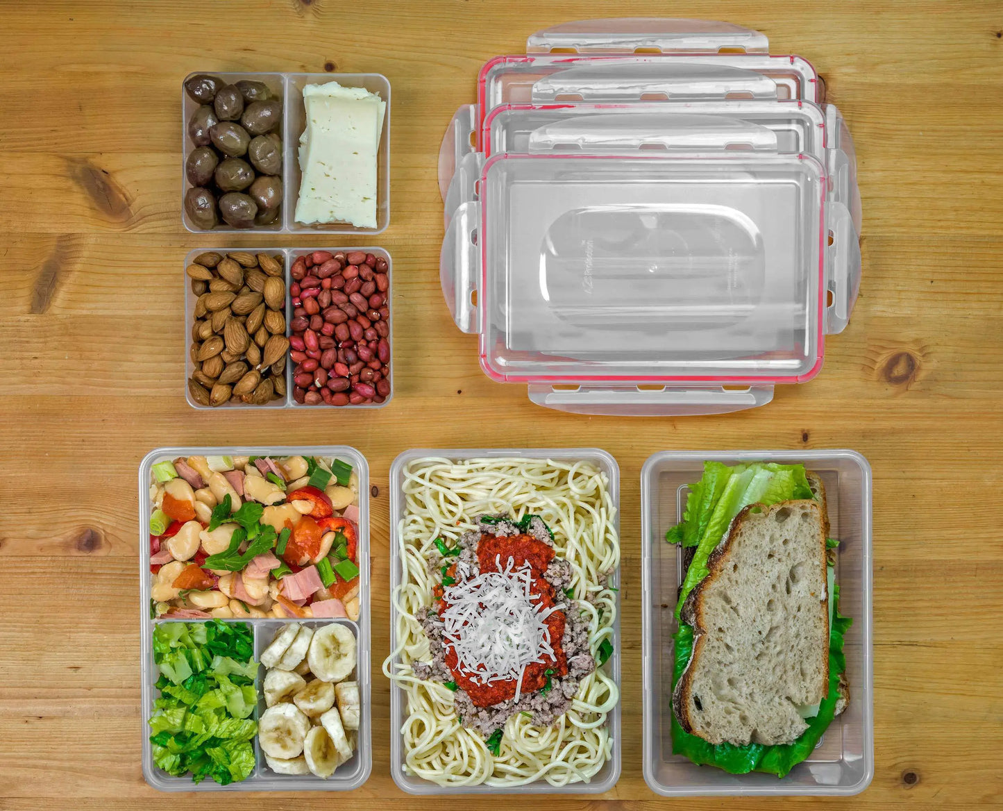Meal Prep Lunch Box 8 piece set Insulated Container For Women Men with ...